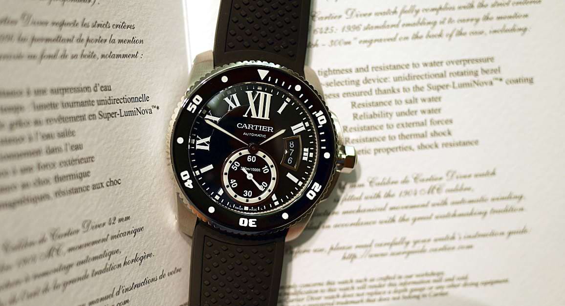 The Cartier Calibre de Cartier Diver - Horbiter®