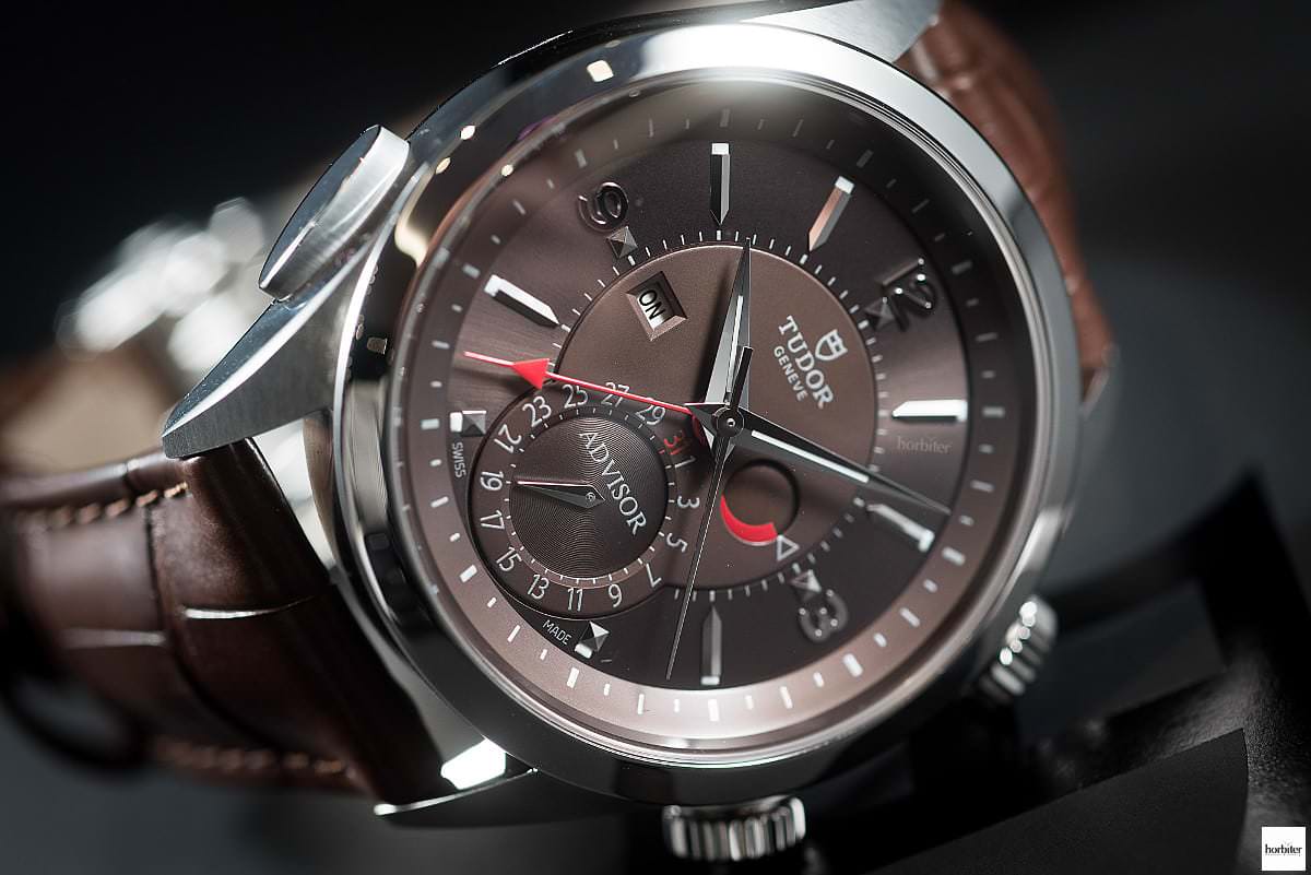 The Tudor Advisor Cognac watch hands-on