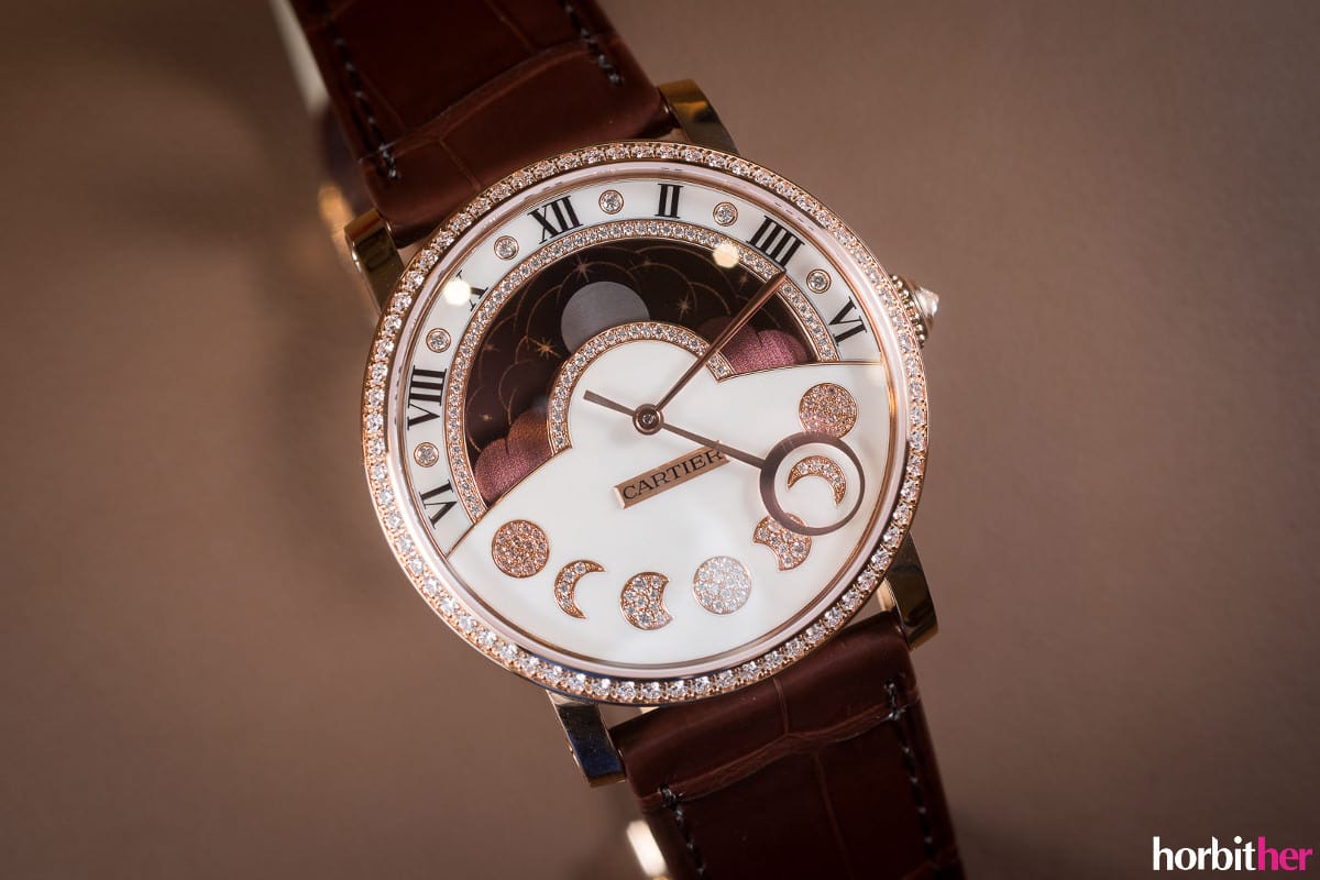 The Cartier Rotonde De Cartier Day & Night Retrograde Moon Phase