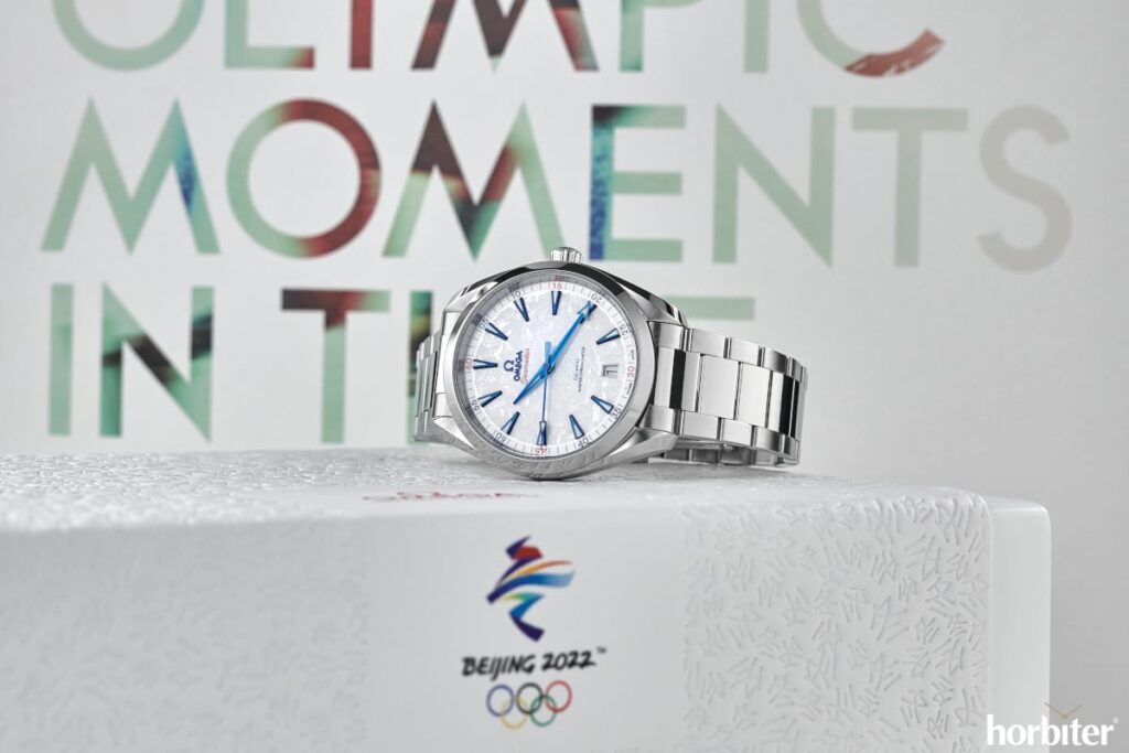 The Omega Aqua Terra Beijing 2022 watch hands-on