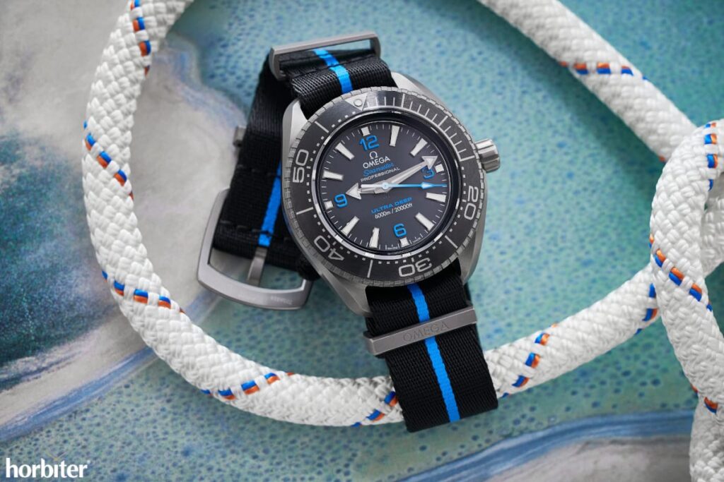 The Omega Ultra Deep Grade 5 Titanium watch hands-on