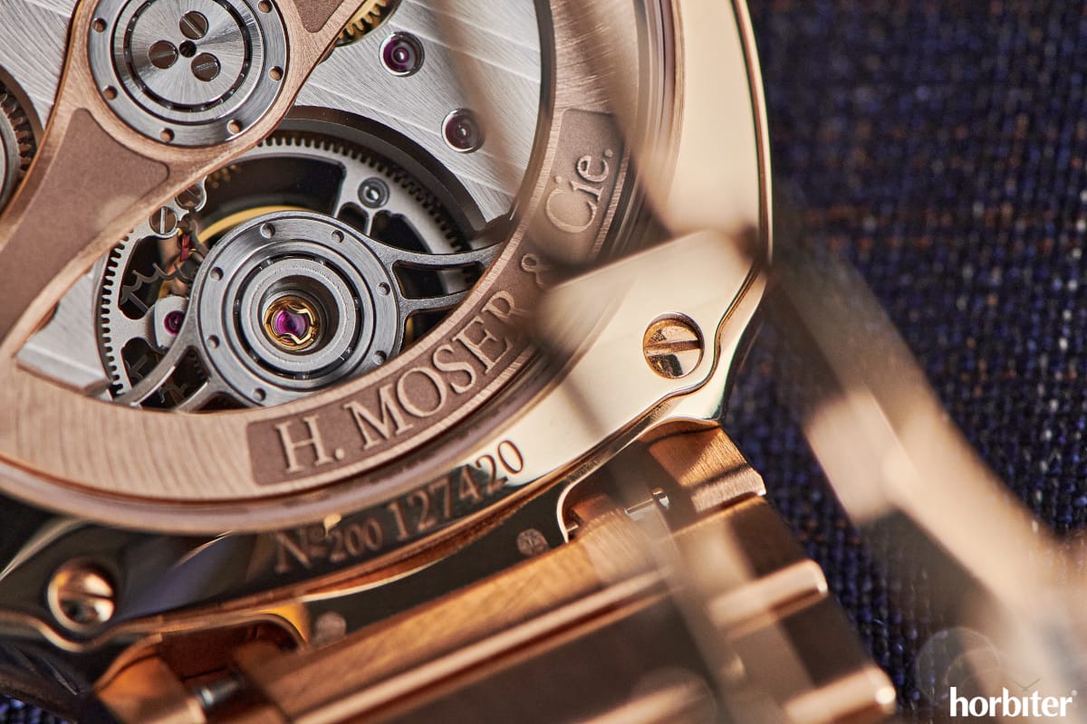 The Moser Streamliner Tourbillon Vantablack® watch hands-on