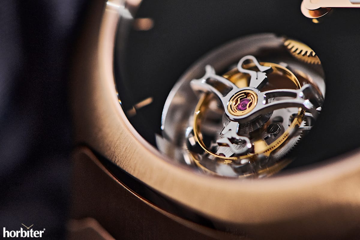 The Moser Streamliner Tourbillon Vantablack® watch hands-on