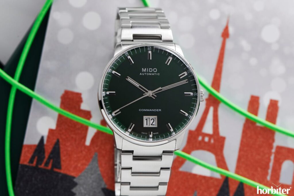 Mido Commander Big Date quadrante verde, la recensione