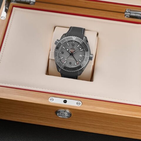The Omega Seamaster Planet Ocean Dark Grey watch hands-on