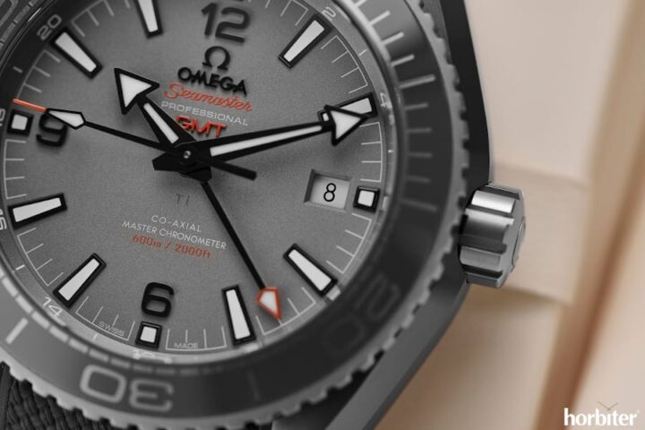 The Omega Seamaster Planet Ocean Dark Grey watch hands-on