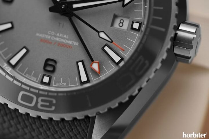 The Omega Seamaster Planet Ocean Dark Grey watch hands-on