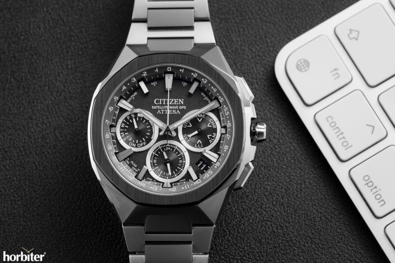 Citizen Attesa Satellite Wave GPS F950 ceramic octagonal bezel